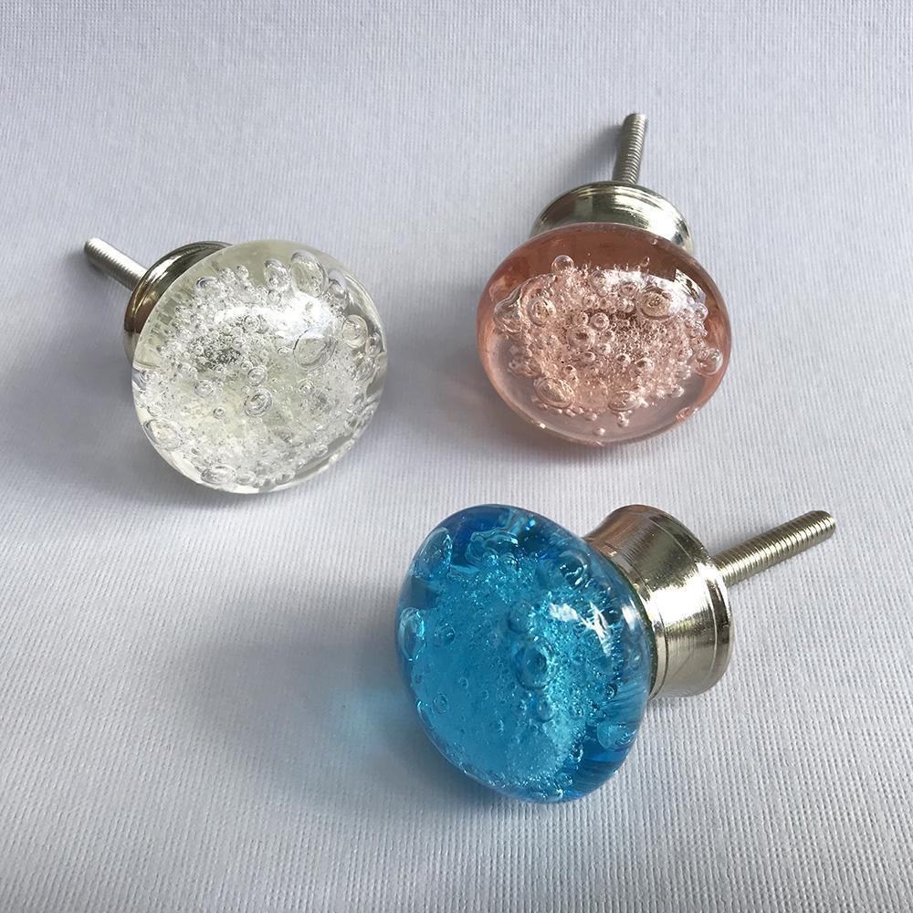 Blue drawer pulls and cabinet knobs - Hooks & Knobs