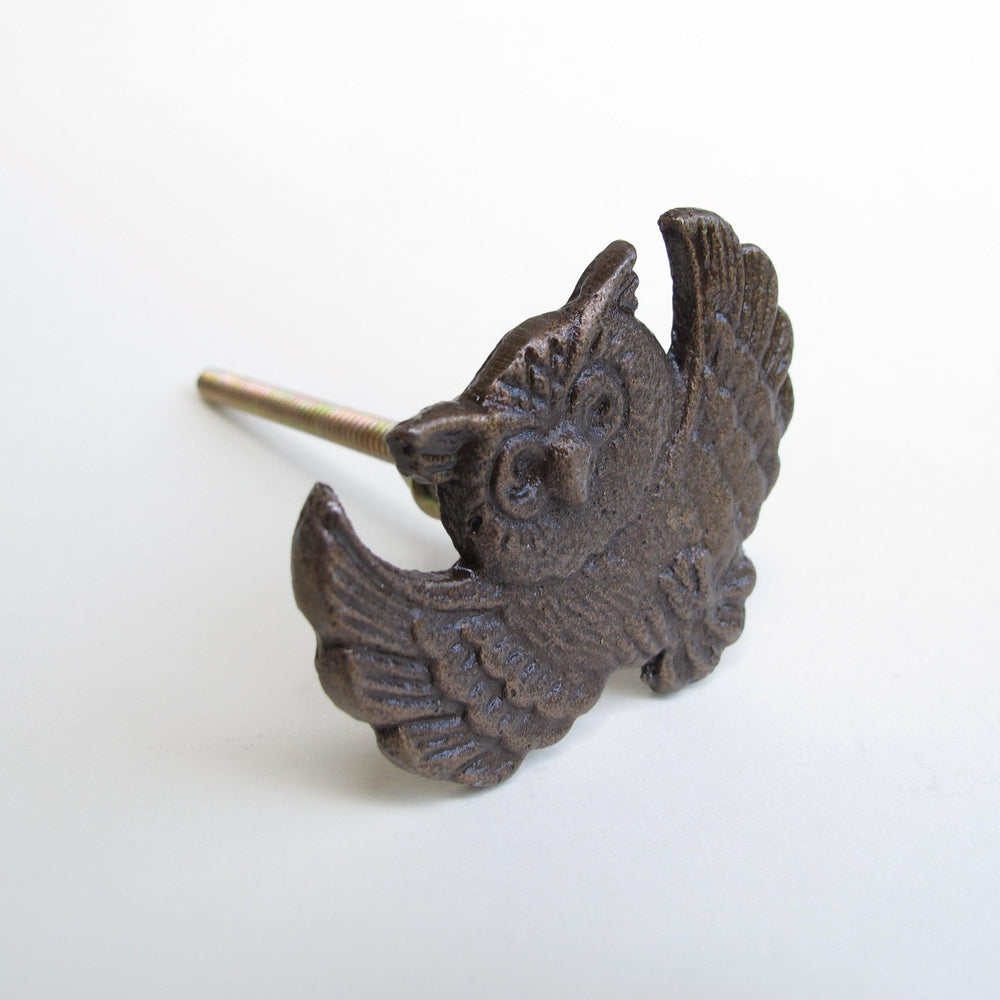 Metal Owl Drawer Knob - Hooks & Knobs