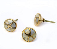 Infinity Mother of Pearl Drawer Pulls & Cabinet Knobs - Hooks & Knobs